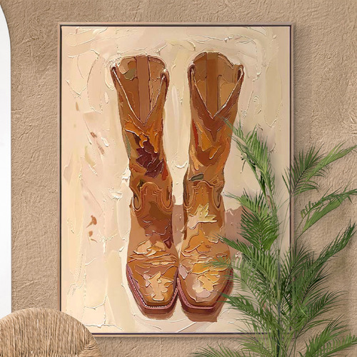 These Boots Were Made for Walking Canvas Wall Art | Temple & Webster