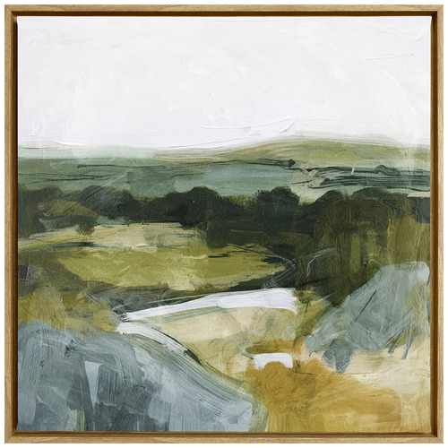 Alcove Studio Green Dreamscape Framed Canvas Wall Art | Temple & Webster