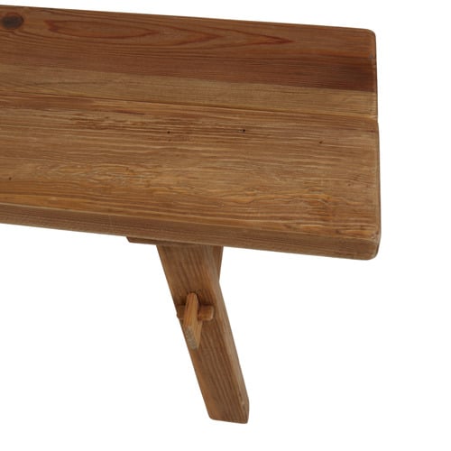 The Home Collective Sadie Pine Wood Dining Bench | Temple & Webster