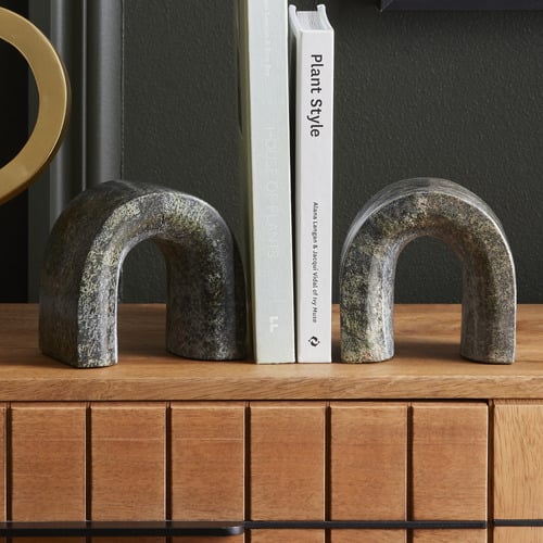 The Home Collective Boyd Stone Bookends | Temple & Webster