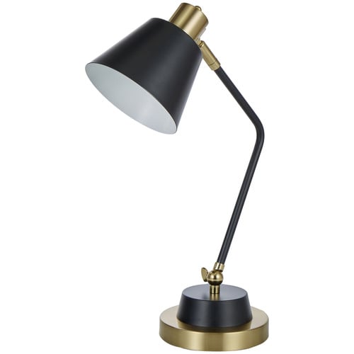 The Home Collective 46cm Ashton Iron Table Lamp | Temple & Webster