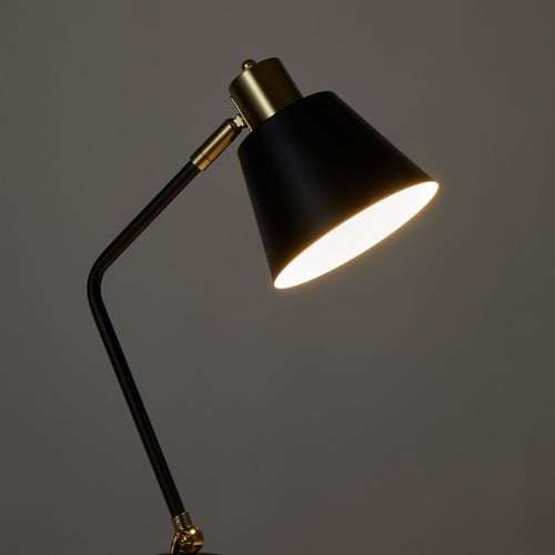 The Home Collective 46cm Ashton Iron Table Lamp | Temple & Webster