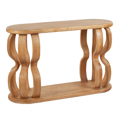 The Home Collective Rian Mango Wood Console Table | Temple & Webster