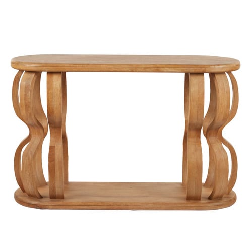 The Home Collective Rian Mango Wood Console Table | Temple & Webster