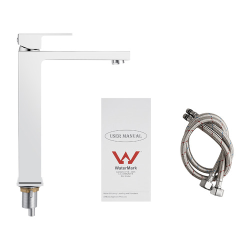 Expert Homewares Ottimo Square Tall Basin Mixer | Temple & Webster