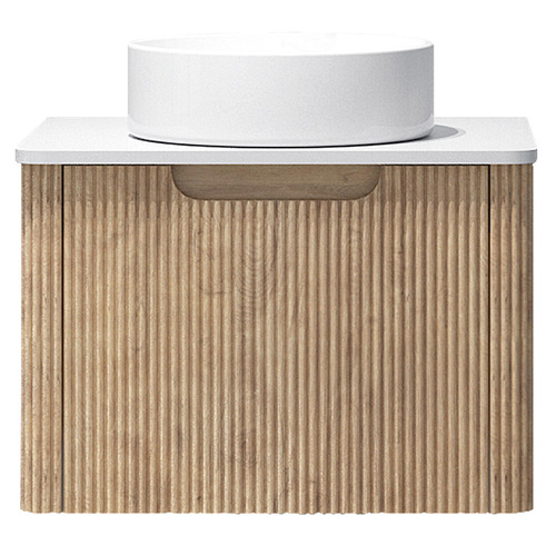 Mallari 600mm Wall Hung Single Vanity with 350mm Ceramic Basin | Temple ...