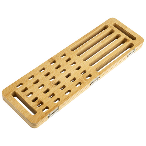 Chechos Expandable Bamboo Dish Drying Rack | Temple & Webster