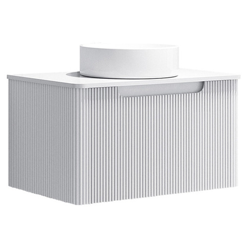 Mallari 750mm Wall Hung Single Vanity with 350mm Ceramic Basin | Temple ...