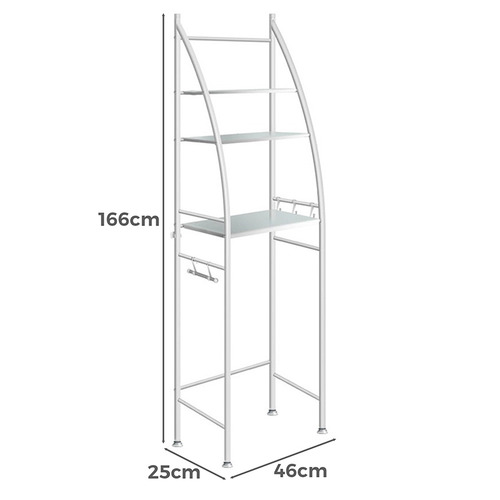 Expert Homewares 3 Tier Multi-Purpose Bathroom Storage Rack | Temple ...