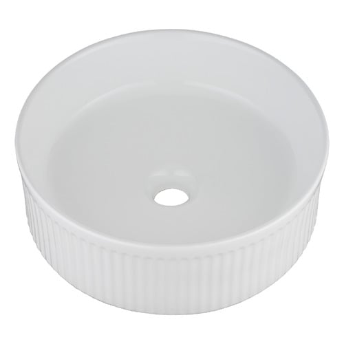 Anika 370mm Ceramic Above Counter Basin with Pop-Up Waste | Temple & Webster