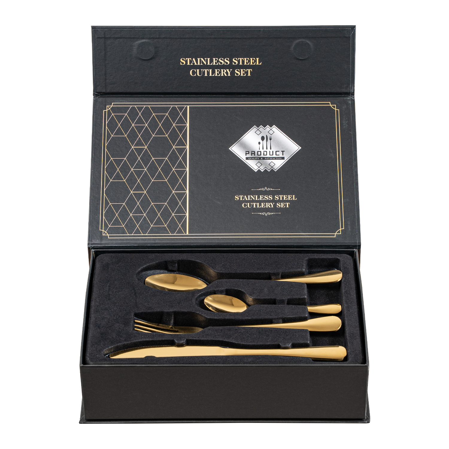 Expert Homewares 24 Piece Stainless Steel Cutlery Set | Temple & Webster