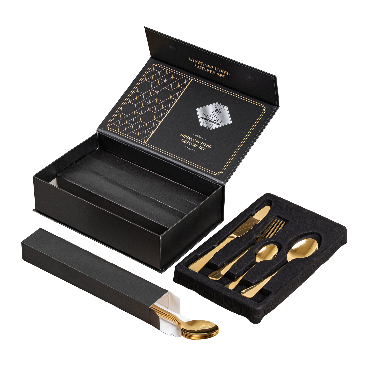 Expert Homewares 24 Piece Stainless Steel Cutlery Set | Temple & Webster