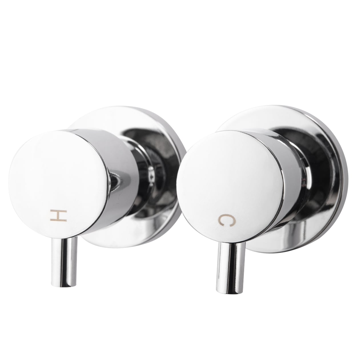 Fletcher Twin Shower Tap Set | Temple & Webster
