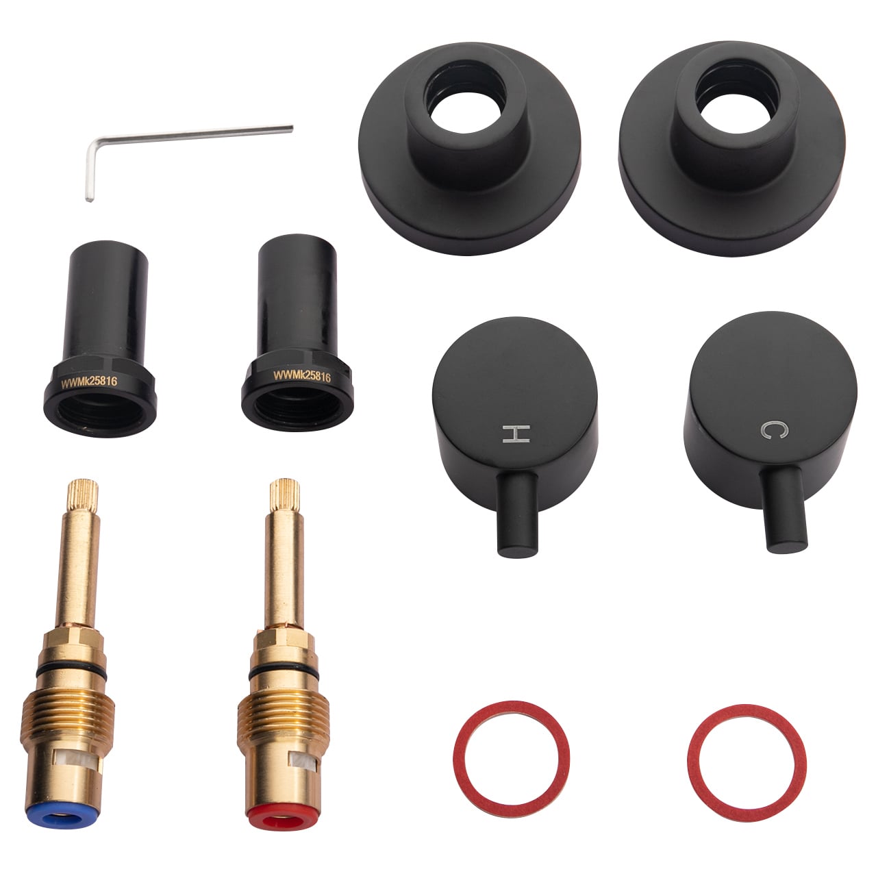 Fletcher Twin Shower Tap Set | Temple & Webster
