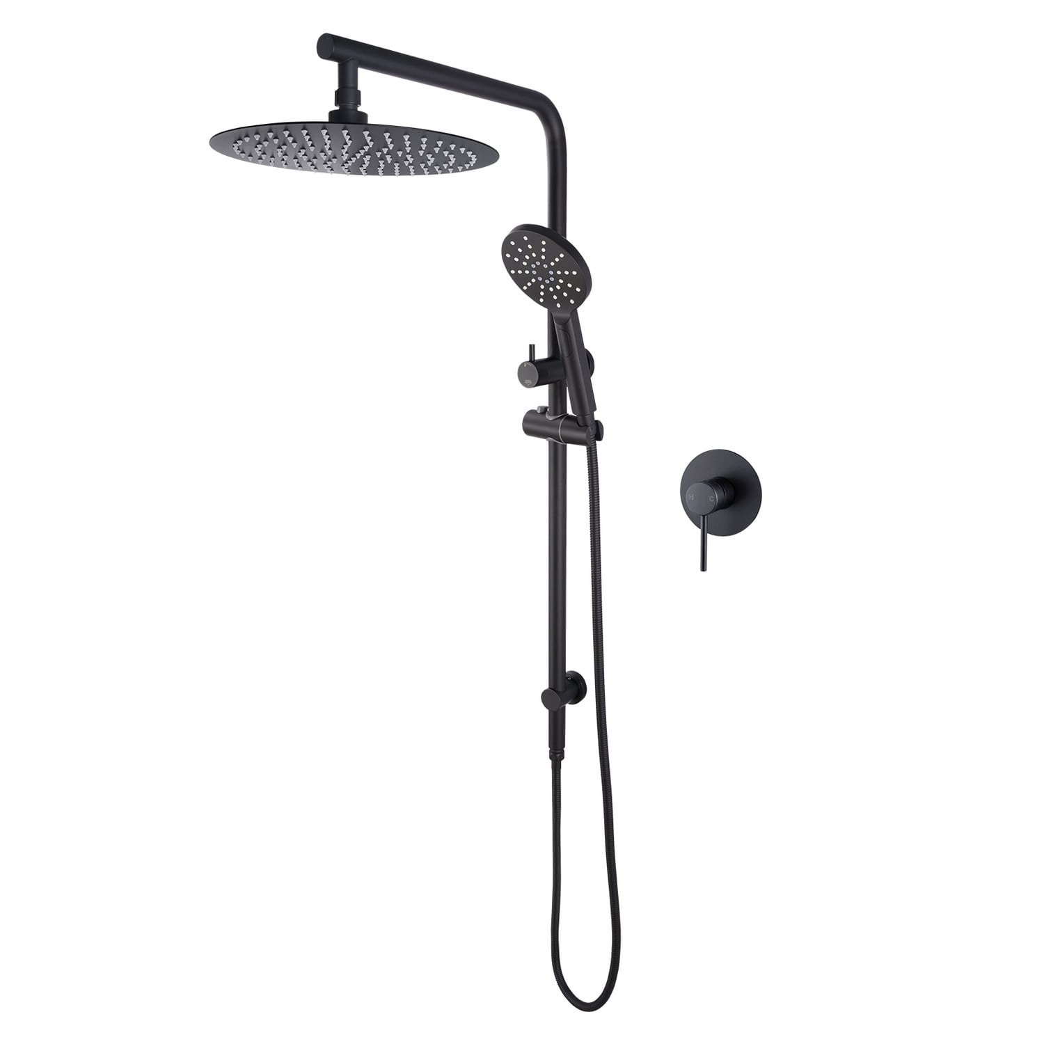 Fletcher 300mm Twin Shower Mixer Set | Temple & Webster