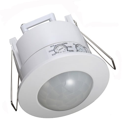 Lunescent_Lighting White Recessed Infrared Motion Sensor | Temple & Webster