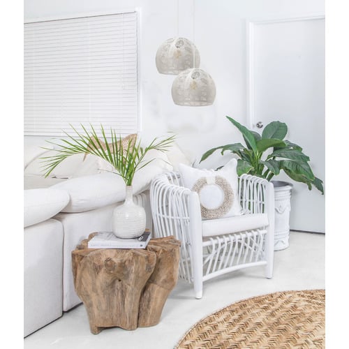 Lunescent_Lighting Botanical Iron Pendant Light | Temple & Webster