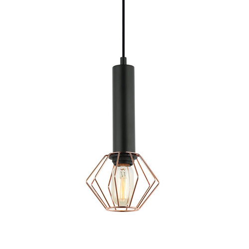 Matte Black Corazon Diamond Pendant Light | Temple & Webster
