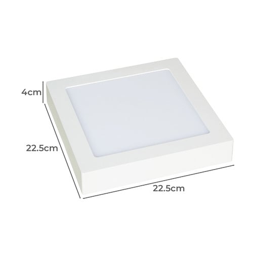 Square Tri-CCT LED Oyster Light | Temple & Webster