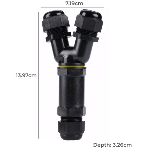 Y-Shaped 3 Way Cable Connector | Temple & Webster