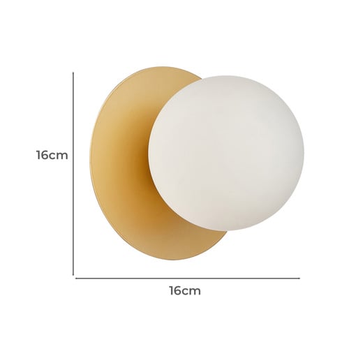 Lunescent_Lighting Yates Metal Wall Scone | Temple & Webster