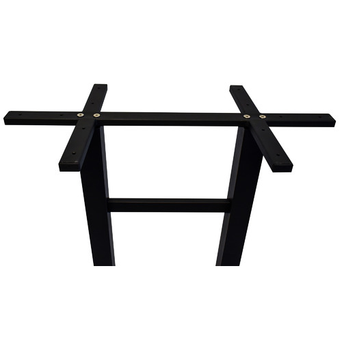 Bright Side Furniture Matte Black Steel Rectangular Bar Table Base ...