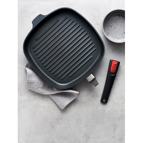 Diamond Lite 28cm Aluminium Induction Grill Pan | Temple & Webster