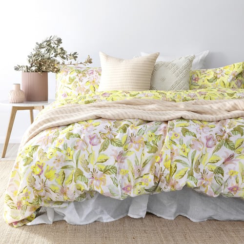 Bambury Phoebe Cotton Quilt Cover Set | Temple & Webster