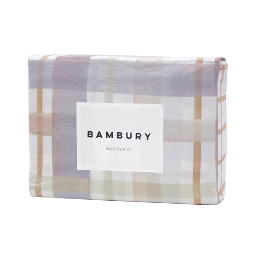 Bambury Dion Quilt Cover Set | Temple & Webster