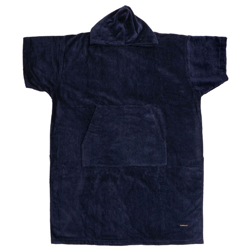 Navy Wylie Cotton Beach Poncho | Temple & Webster