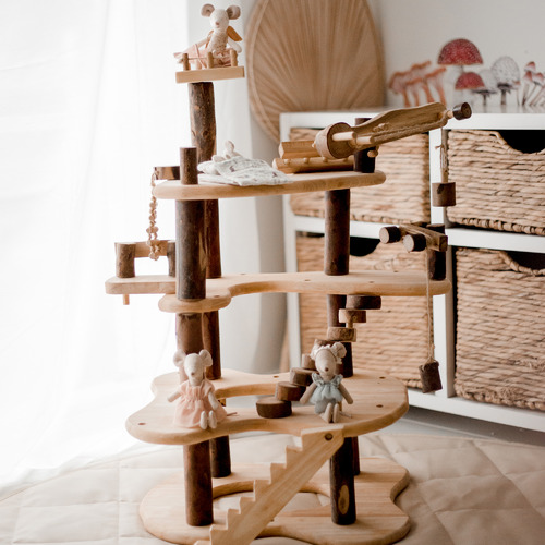 Q Toys 3 Level Tree House Play Set | Temple & Webster
