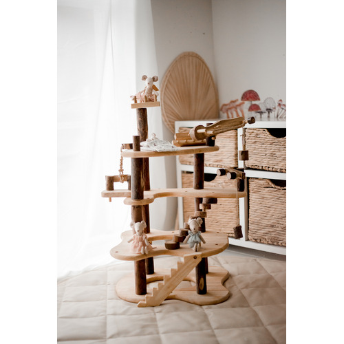 Q Toys 3 Level Tree House Play Set | Temple & Webster