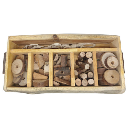 Q Toys Q Toys 54 Piece Tree Lacing & Sequencing Set | Temple & Webster