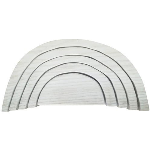 Q Toys 5 Piece Natural Rainbow Block Set | Temple & Webster