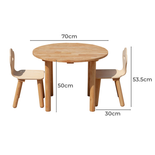 Q Toys Q Toys Kids' Classic Round Table & Chair Set | Temple & Webster