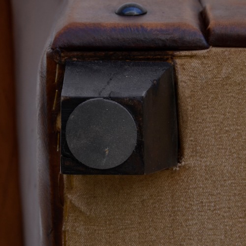 The Decor Store Studded Leather Arm Chair | Temple & Webster