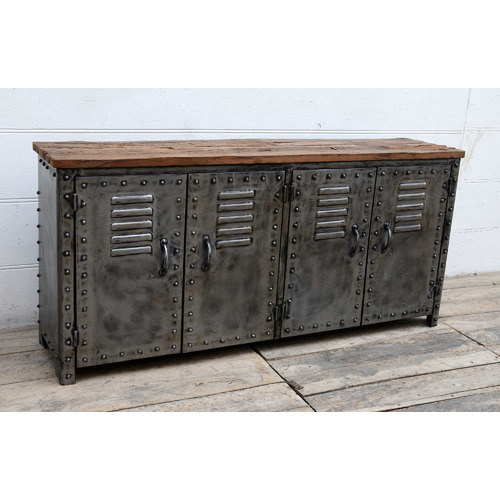 The Decor Store Orion 4 Door Iron Sideboard | Temple & Webster