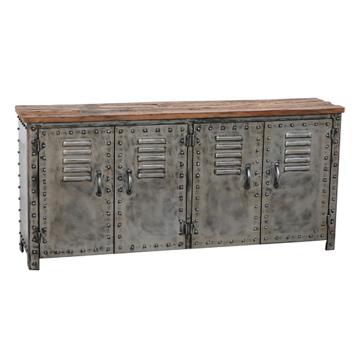 The Decor Store Orion 4 Door Iron Sideboard | Temple & Webster