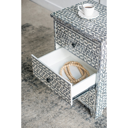 The Decor Store Santa Fe Shell Inlay Side Table | Temple & Webster