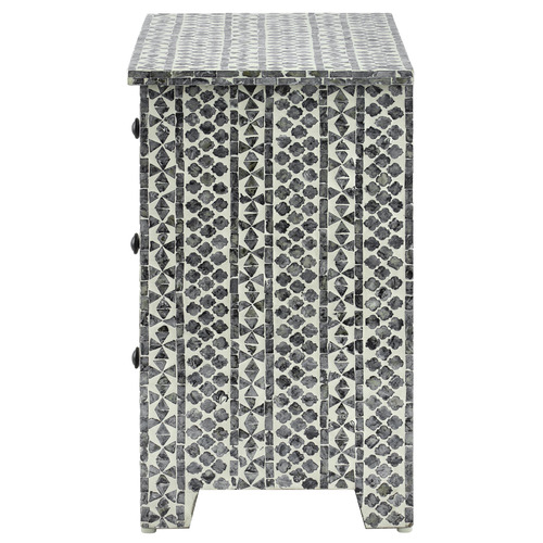 Santa Fe Shell Inlay Side Table | Temple & Webster