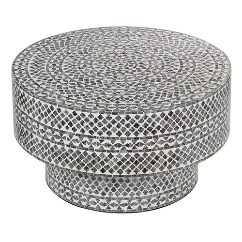 The Decor Store Denise Round Capiz Shell Coffee Table | Temple & Webster