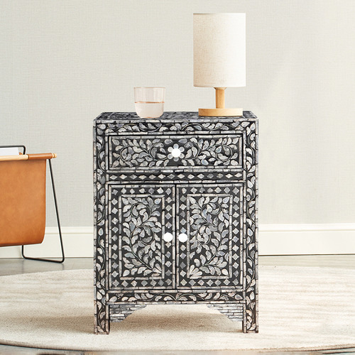 The Decor Store Hamilton Capiz Shell Side Table | Temple & Webster