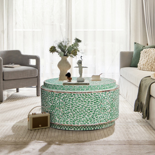Finley Capiz Shell Coffee Table | Temple & Webster