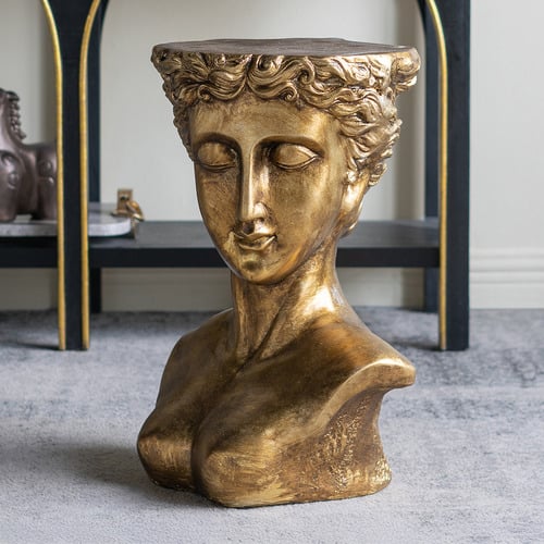 The Decor Store Elena Face Side Table | Temple & Webster