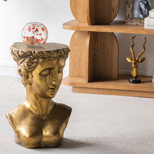 The Decor Store Elena Face Side Table | Temple & Webster