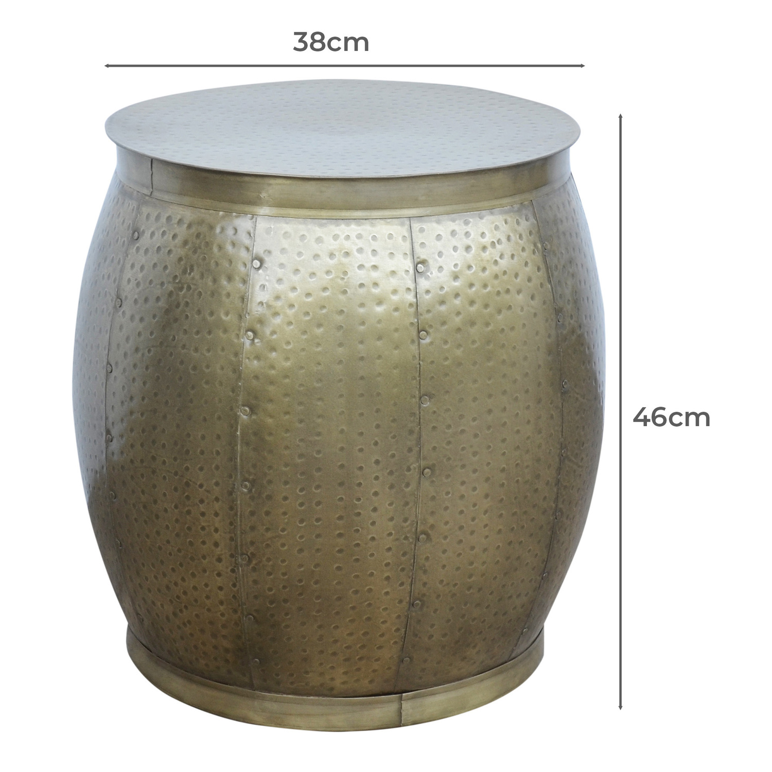 The Decor Store Gold Charlotte Side Table | Temple & Webster