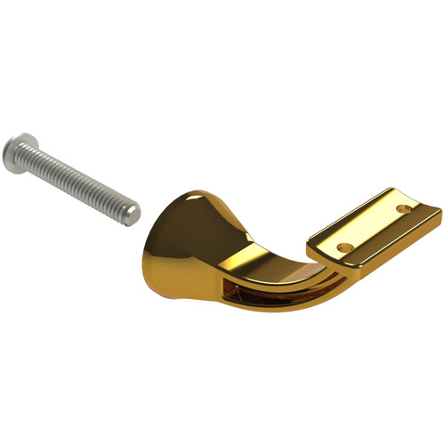 Curved Top Concealed Bracket with Bolt Dome Head Screw | Temple & Webster