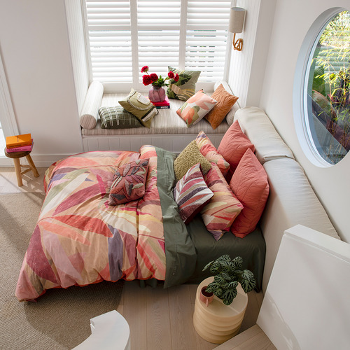 Kas Alberto Cotton Quilt Cover Set | Temple & Webster