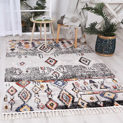 Lifestyle Floors Multi-Coloured Meknes Boho Moroccan Rug | Temple & Webster