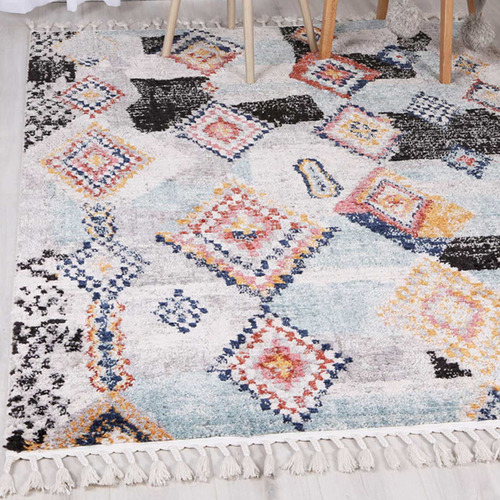 Lifestyle Floors Multi-Coloured Ifran Boho Moroccan Rug | Temple & Webster